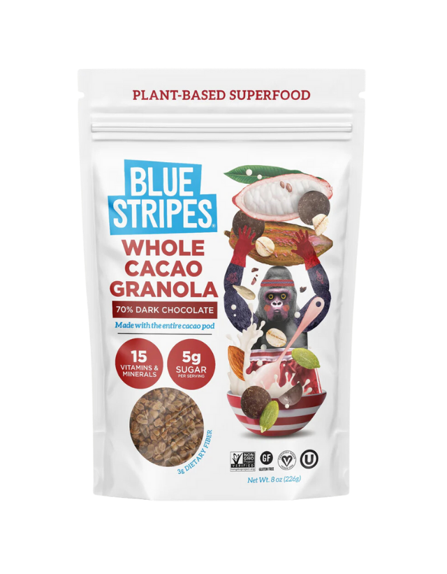 Whole Cacao 70% Dark Chocolate Granola – UPPER BODEGA